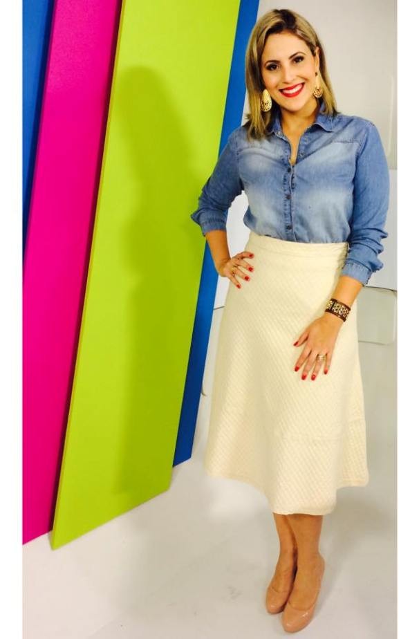 Look da Jessica: apresentadora aposta em combinação romântica - GSHOW ...