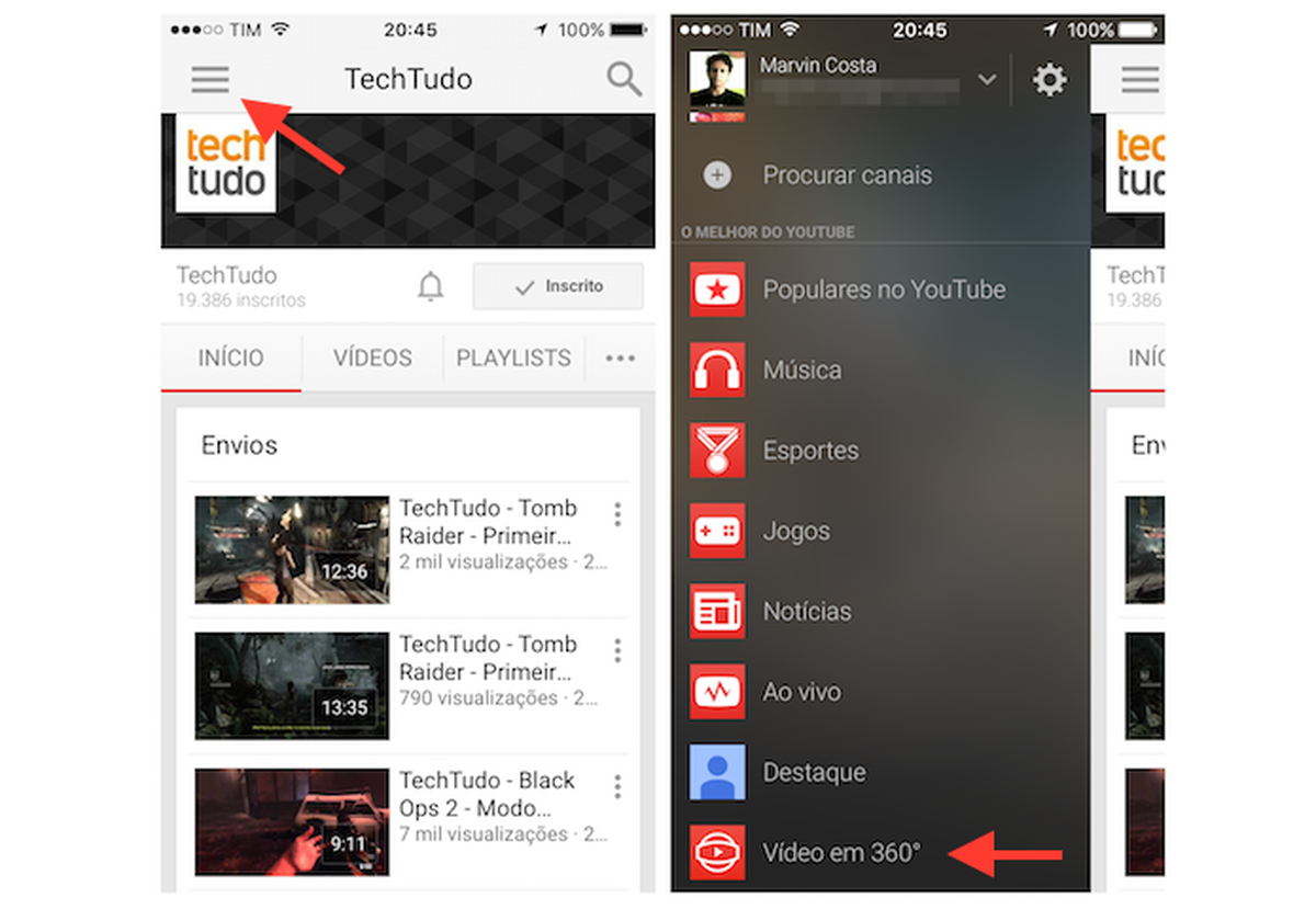 Como Encontrar E Ver Vídeos Em 360 Graus No Youtube Pelo Iphone