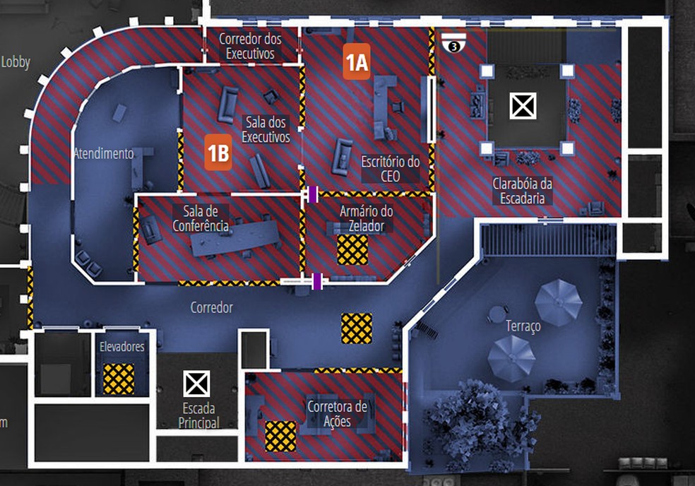 Banco no Rainbow Six Siege: veja os lugares e pontos de referência do ...