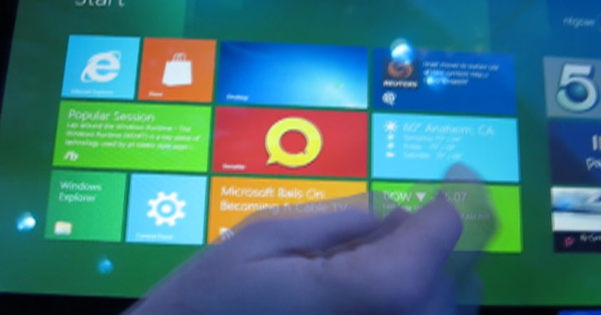 G1 - Nova interface do Windows 8 é melhor nos tablets do que no PC ...