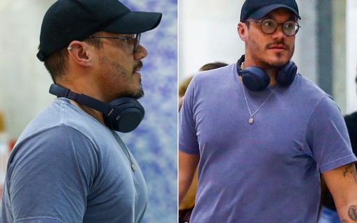 Ex-BBB Eliezer é fotografado em aeroporto do Rio após novo procedimento ...