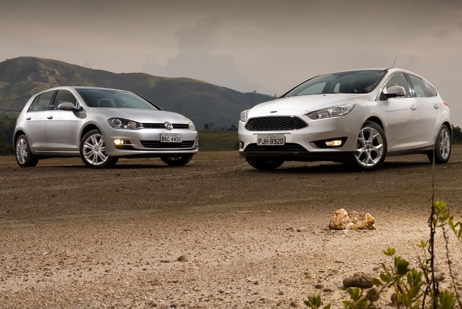 Comparativo: Volkswagen Golf 1.6 Comfortline X Ford Focus 1.6 SE Plus ...