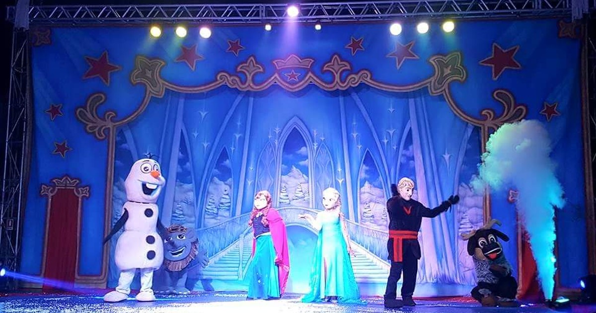 G1 - Circo traz ao DF espetáculo inspirado no filme Frozen, da Disney ...