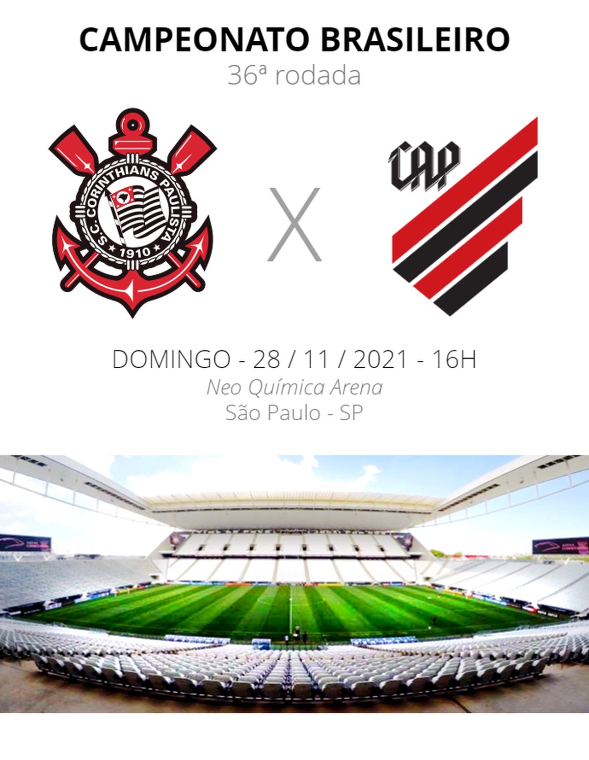 Corinthians X Athletico Pr Veja Onde Assistir Escalações Desfalques