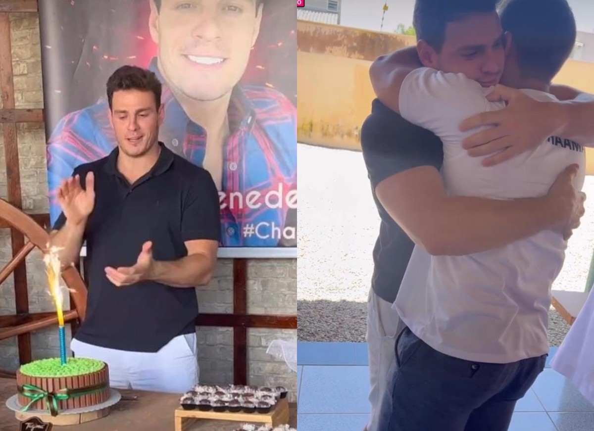 Gustavo se emociona ao chegar em casa após BBB 23 | BBB | Quem