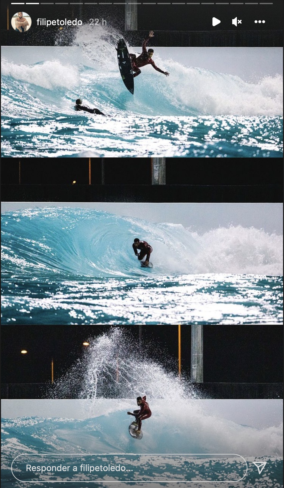 Filipe Toledo, Slater e cia surfam em piscina de ondas à noite na ...