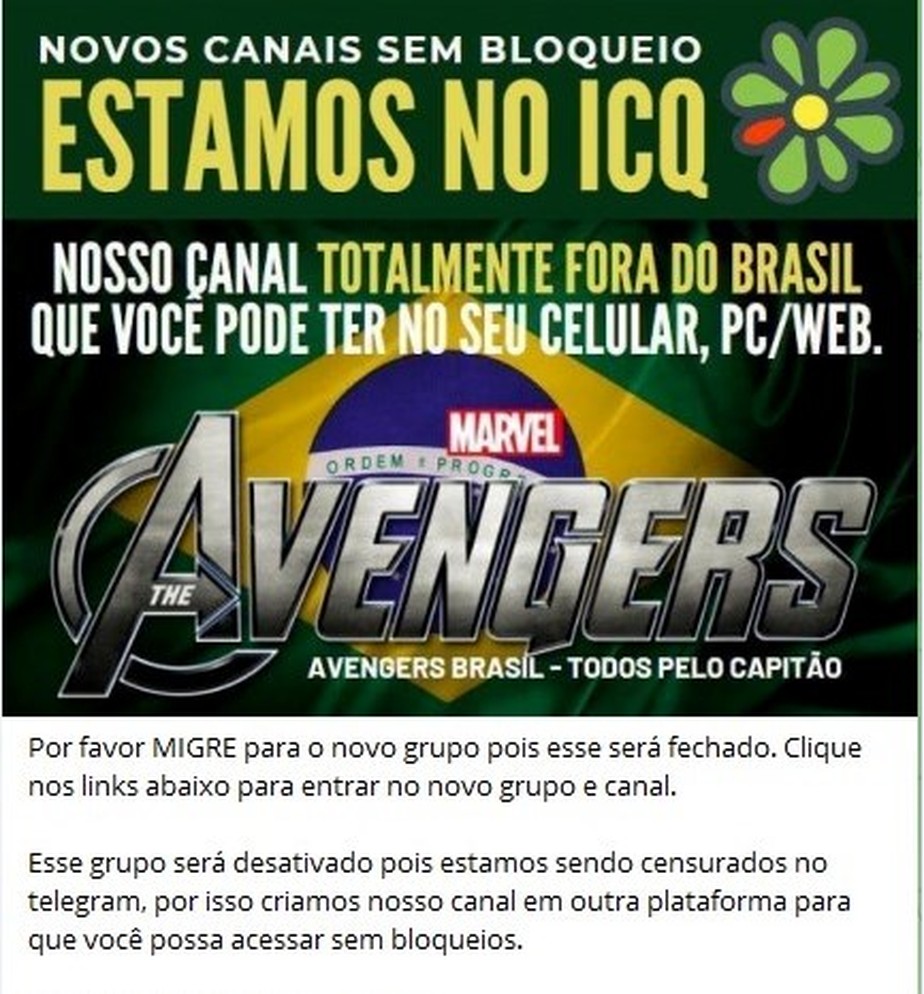 Após decisão do TSE desativar grupos com mensagens golpistas, usuários migram para ICQ ...