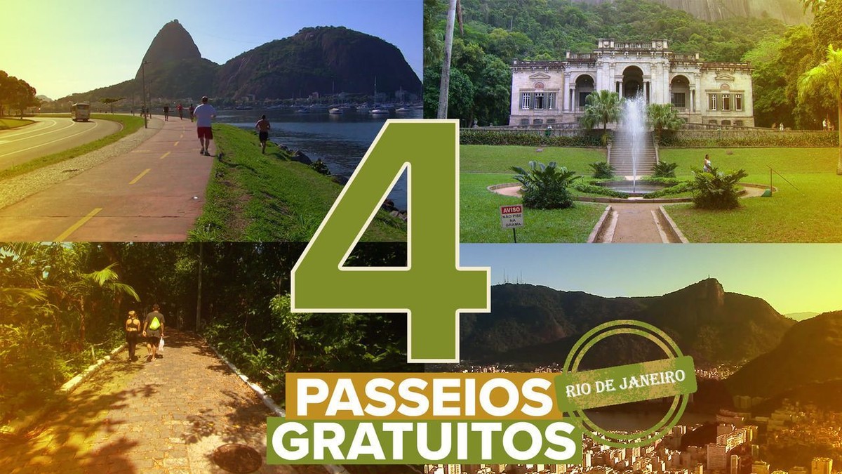 Turismo no Rio: veja 4 passeios grátis | Descubra o Brasil | G1