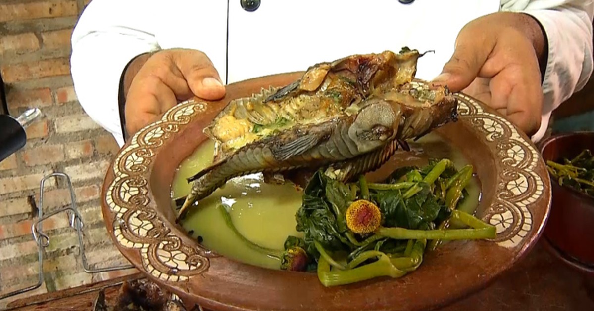 G1 - Chef ensina receita de tamuatá na brasa com molho cremoso de ...
