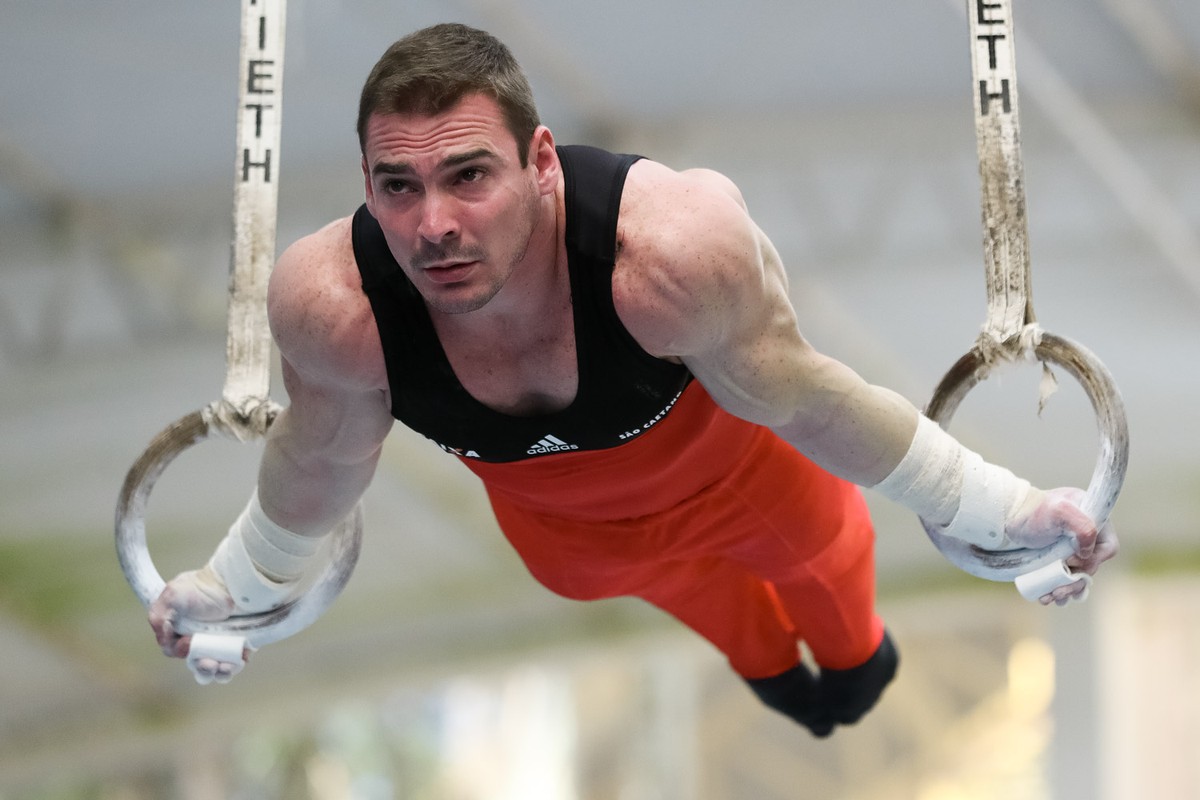 No Brasileiro, Arthur Zanetti testa mudança na série das argolas: "Nova ...