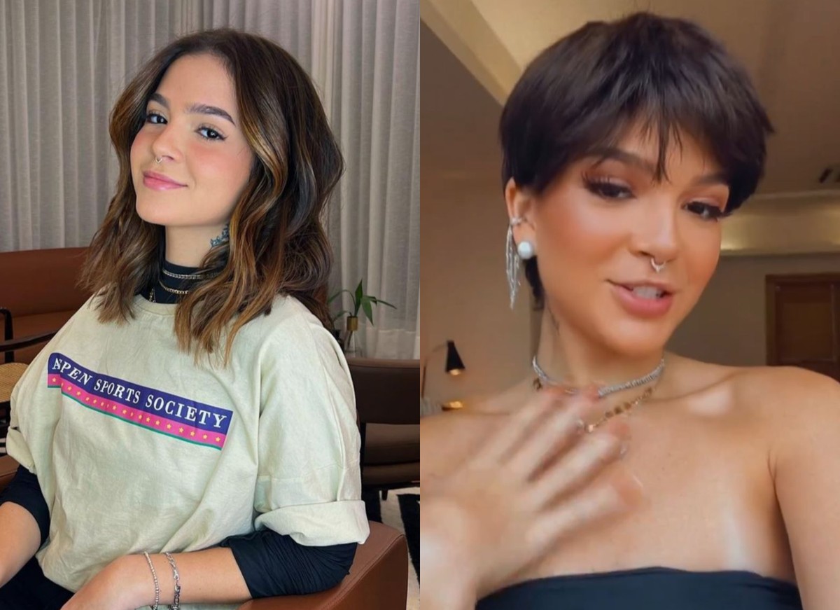 Mel Maia usa peruca de cabelo curtinho, e brinca: "Para me ajudar na ...