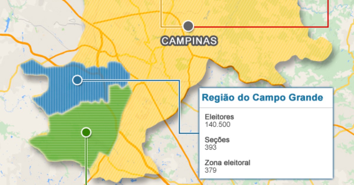 G1 - Atualmente autônomas, 5 cidades da RMC já foram distritos de ...