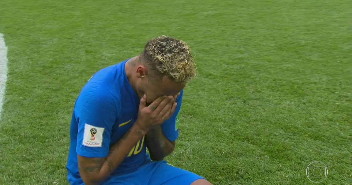 Jornal Nacional - Em jogo nervoso, Neymar reclama, se irrita e, por fim ...