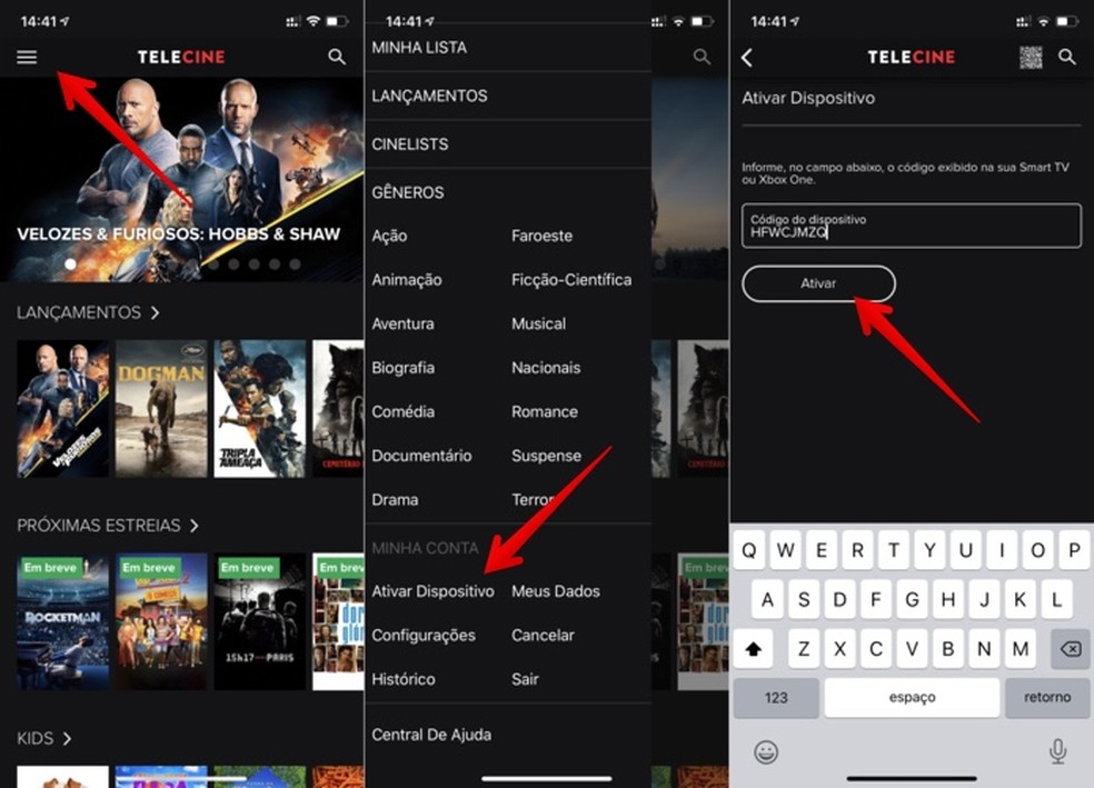Como baixar Telecine Play na TV | TVs | TechTudo