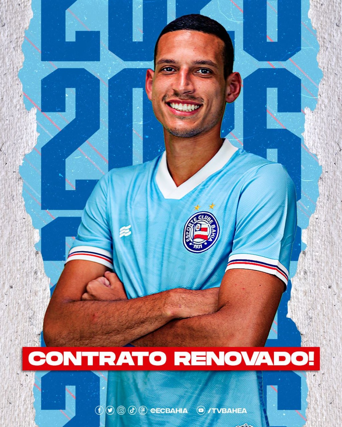 Bahia renova contrato de Gabriel Xavier até 2026 | bahia | ge