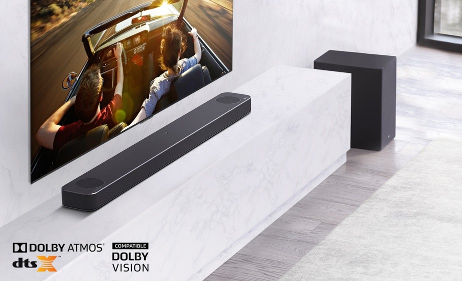 Soundbar SN8YG da LG traz inteligência artificial e som de cinema para ...