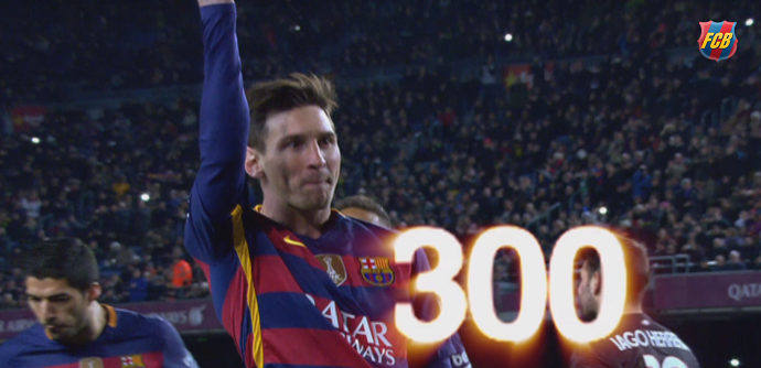 Barça faz vídeo relembrando trajetória de Messi até o gol 301 no ...