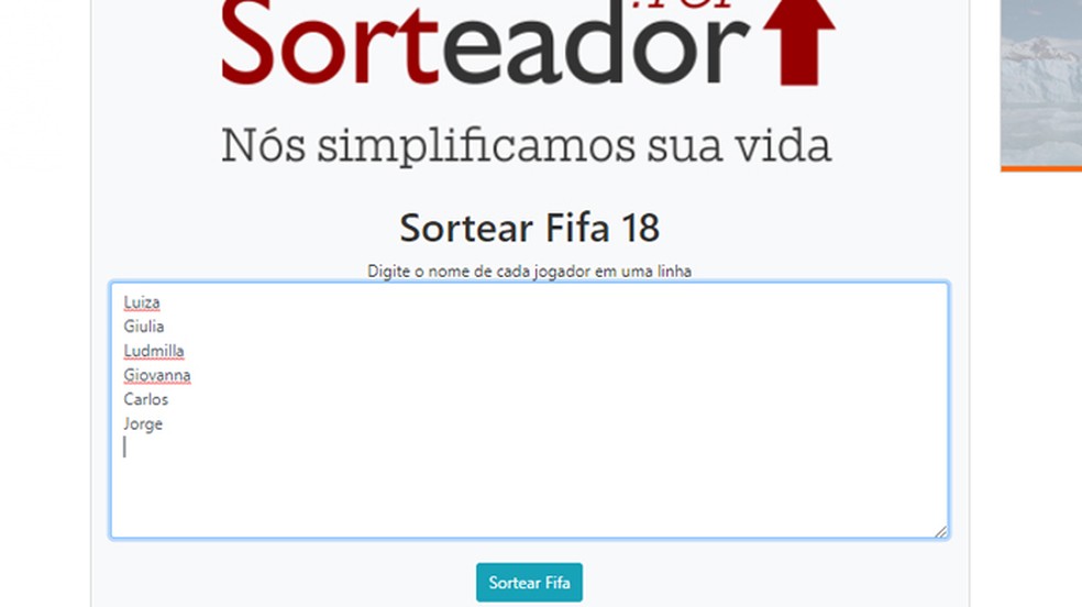 Site para sortear: como usar o Sorteador.top | Produtividade | TechTudo