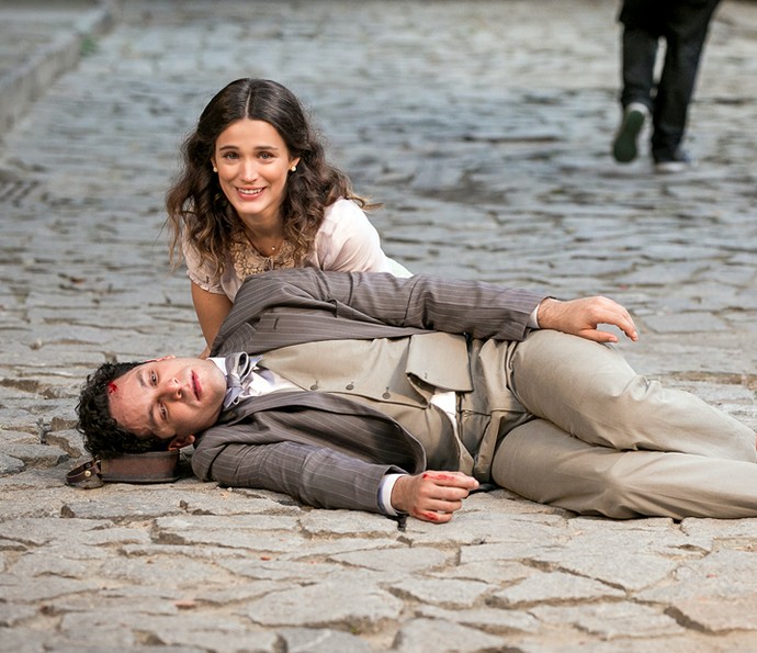 Bianca Bin e Rainer Cadete gravam cena do atropelamento de Celso em ...