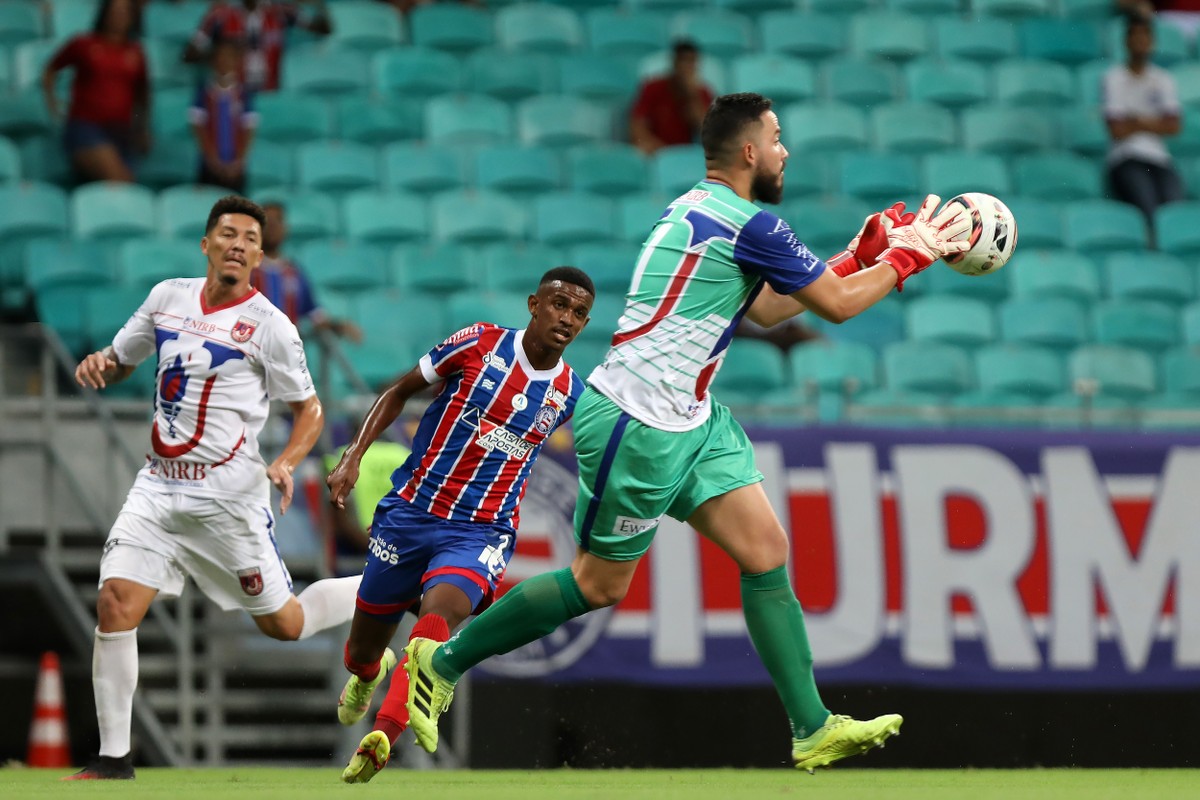 Bahia tem mais posse de bola e finalizações em empate com o Unirb; veja ...