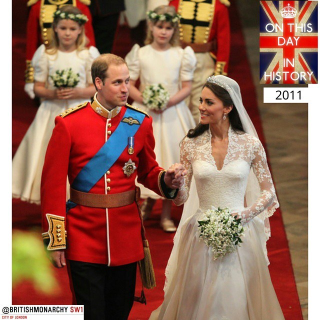 Às vésperas de parto, Kate Middleton completa quatro anos de casada com o Príncipe William ...