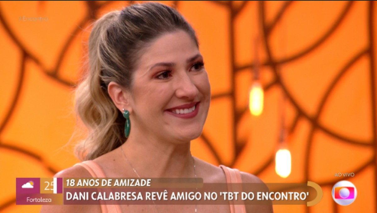 Dani Calabresa se emociona ao rever amigo do passado que deu nome ...