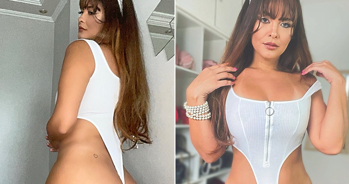 Geisy Arruda Usa Body Fio Dental E Cavadíssimo Em Ensaio Sensual Vídeo