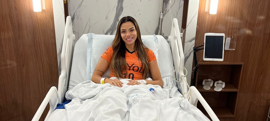 Keyt Alves, irmã gêmea de Key Alves, do BBB 23, passa por cirurgia