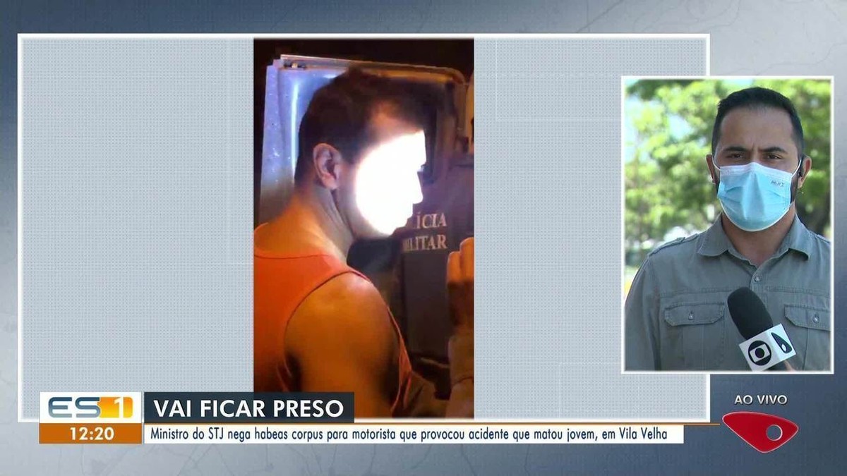 Justiça Mantém Prisão De Motorista Que Matou Jovem Em Acidente No Es