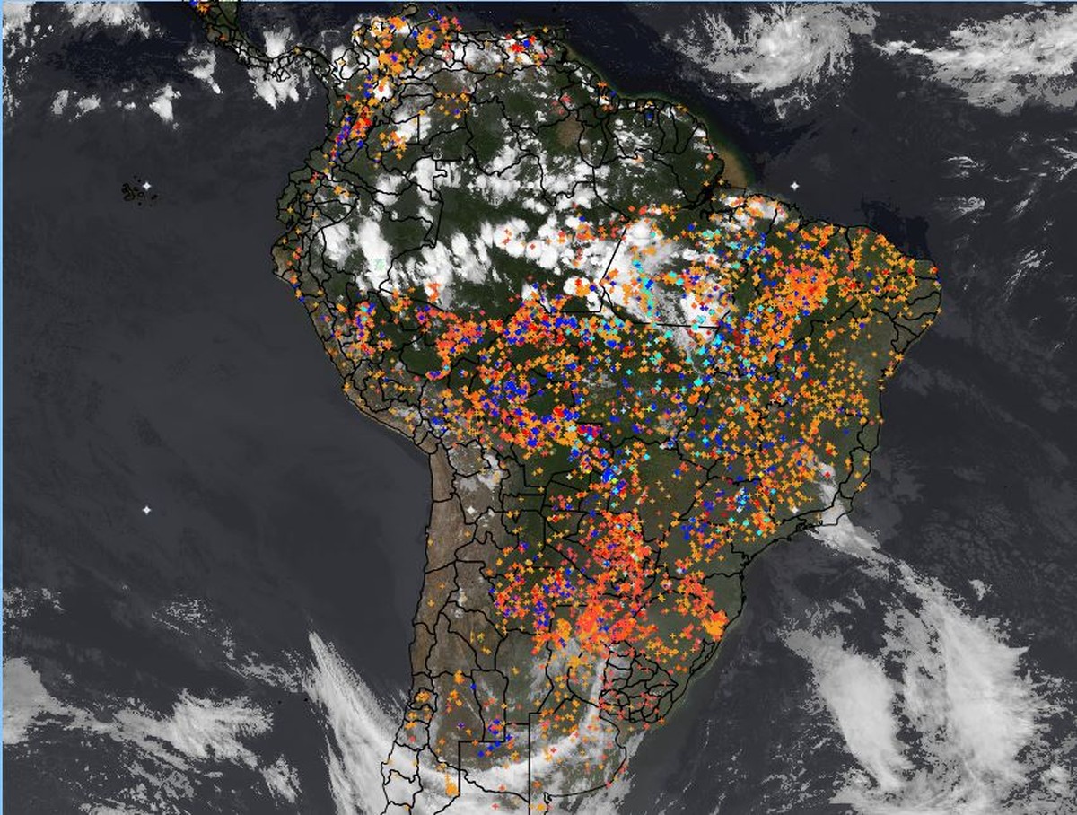 Queimadas: veja dados de focos por regiões e no bioma Amazônia, segundo ...