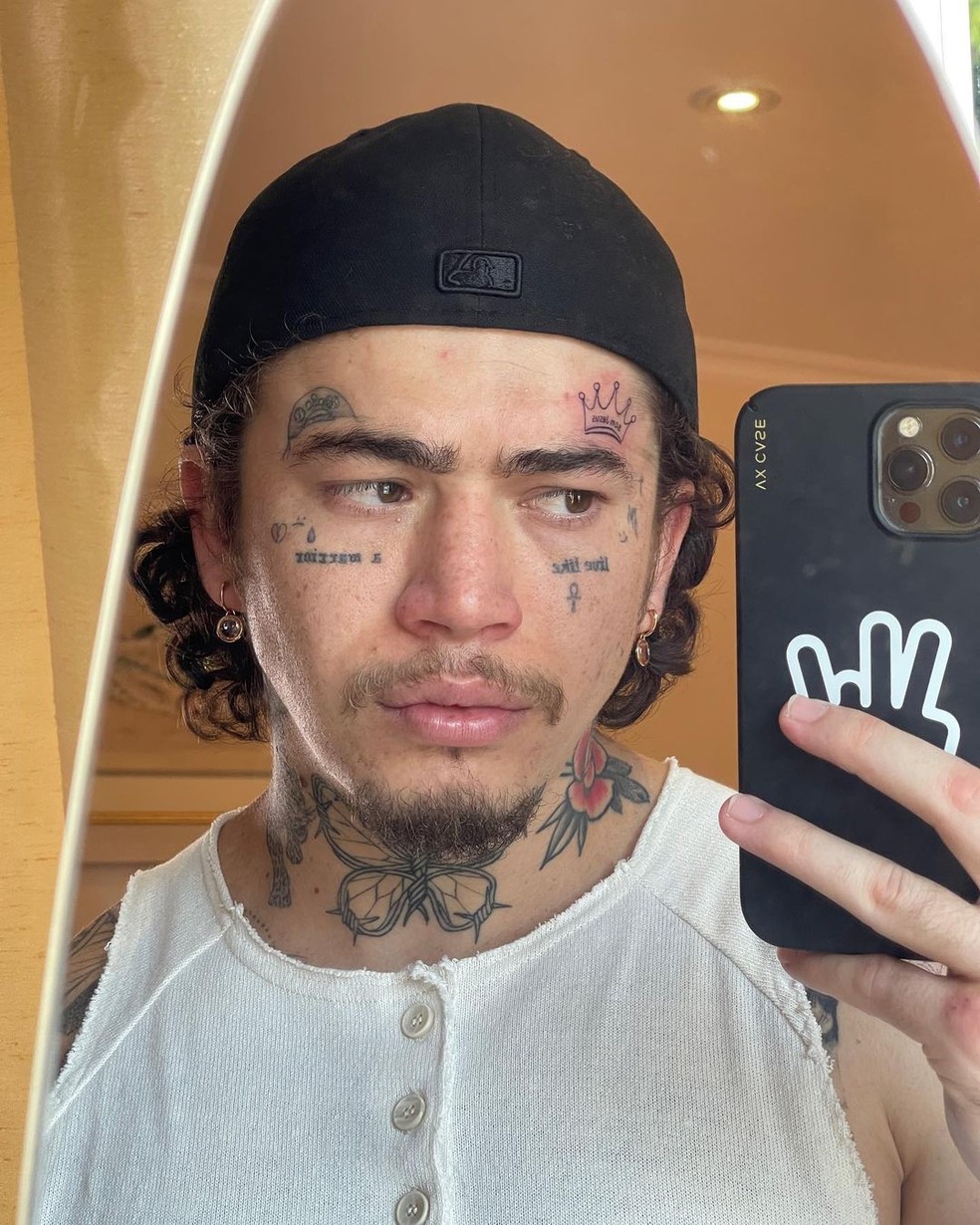 Whindersson Nunes faz nova tatuagem no rosto; saiba qual - Primeira Hora
