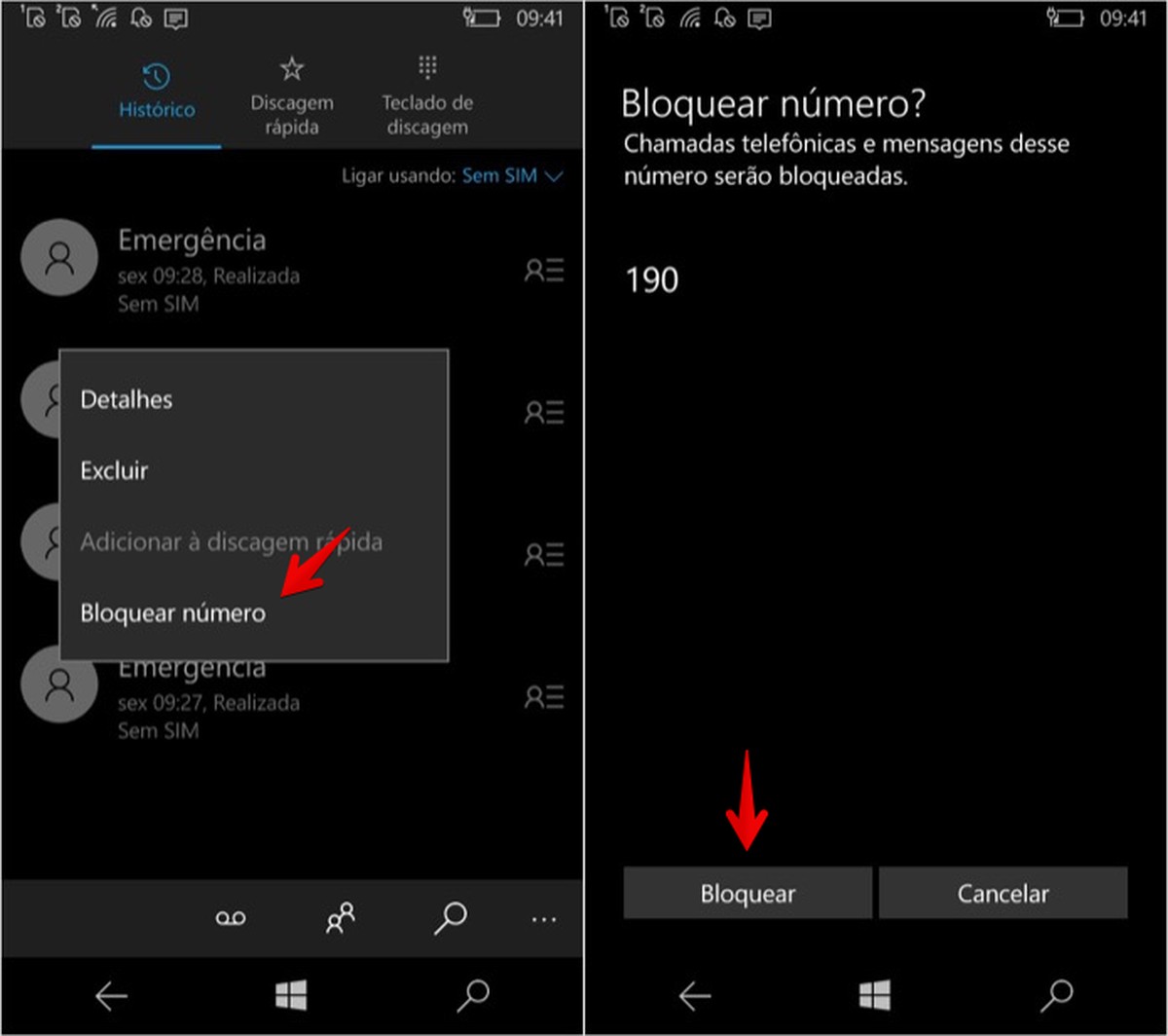Como bloquear chamadas e mensagens no Windows 10 Mobile | Dicas e ...