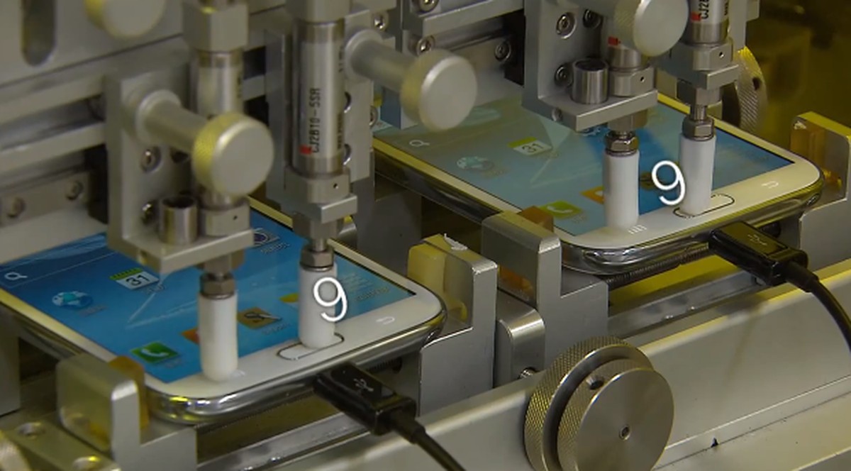 Testes de qualidade do Galaxy S3 e do Note 2 são revelados em vídeo ...