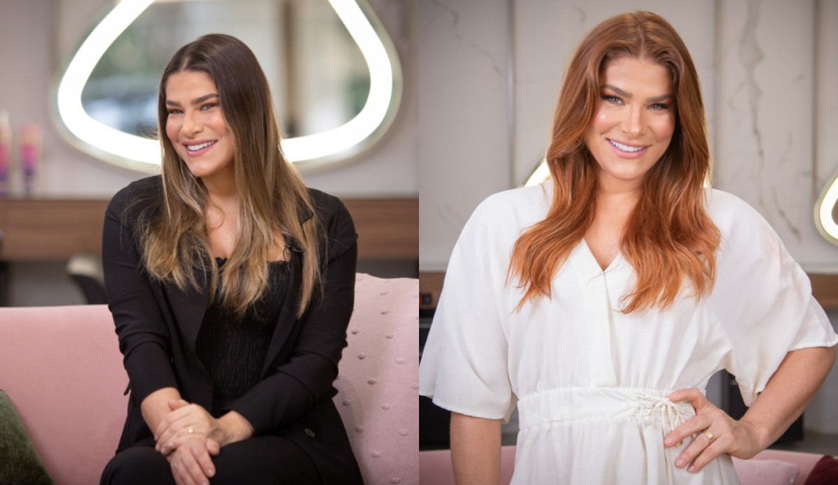 Priscila Fantin deixa de ser loira e passa para o time das ruivas ...