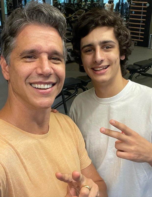 Marcio Garcia faz homenagem ao filho mais velho, Pedro: “Meu menino ...