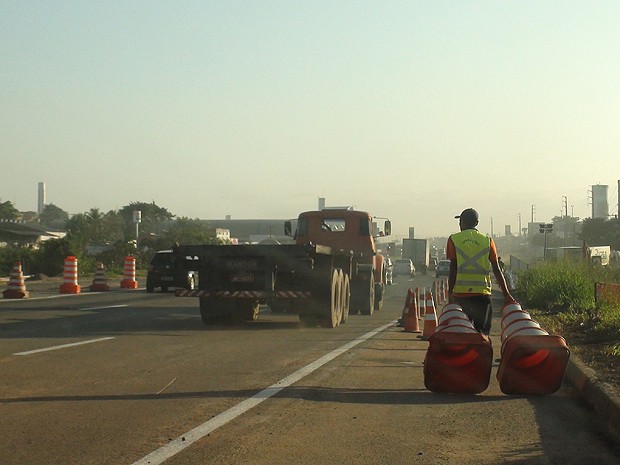 G1 - Após mais de três meses em obra, BR-324 é liberada para tráfego ...