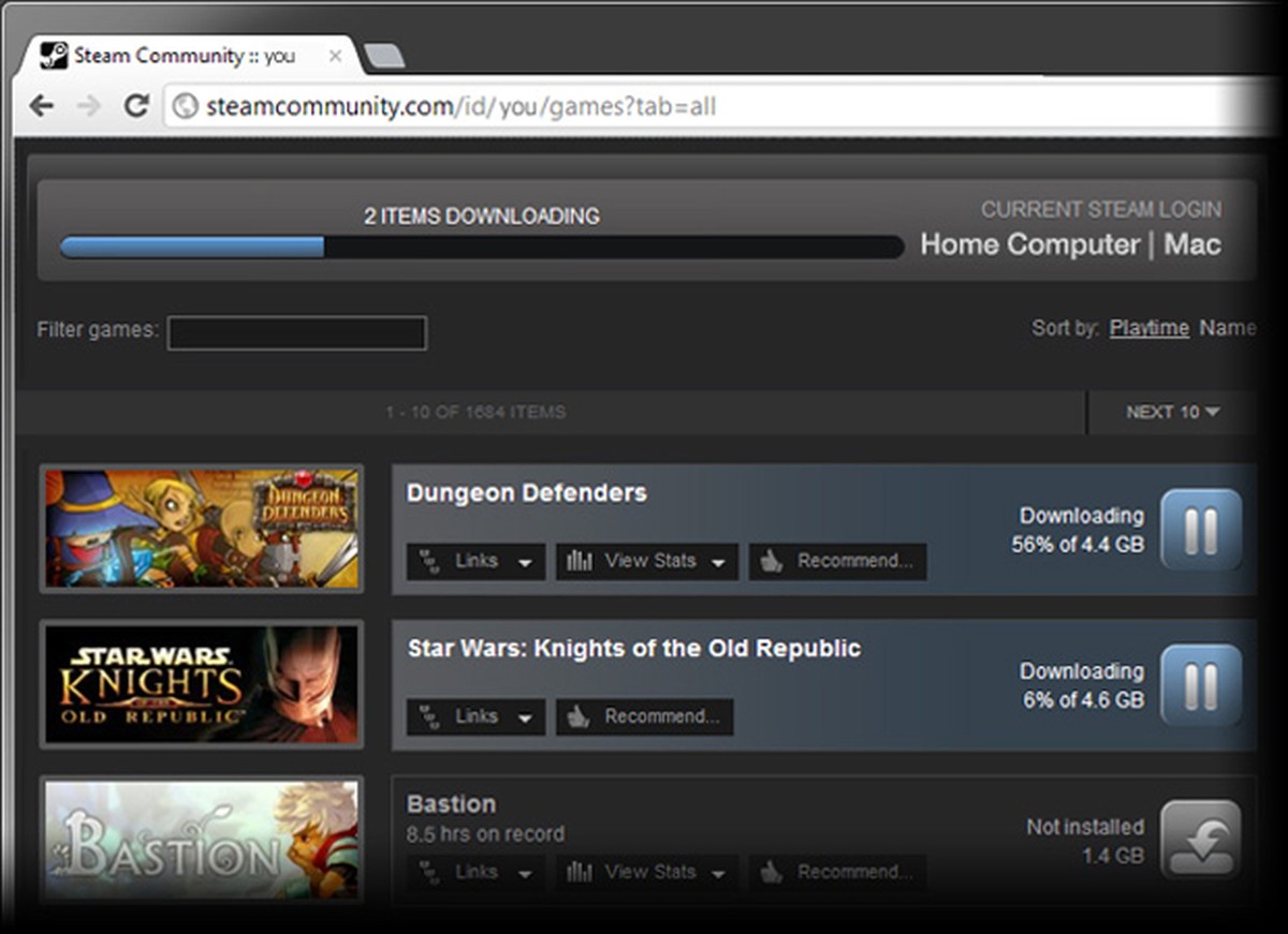Atualização do Steam permite download remoto de jogos | Notícias | TechTudo
