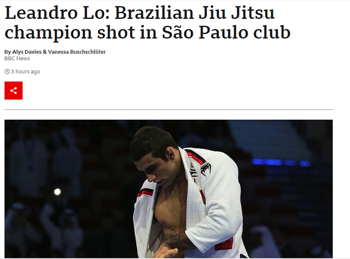 Imprensa Internacional Destaca Morte De Leandro Lo Mundo G1