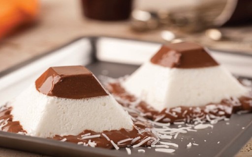 Como fazer gelado de coco com chocolate - Revista Globo Rural | Receitas