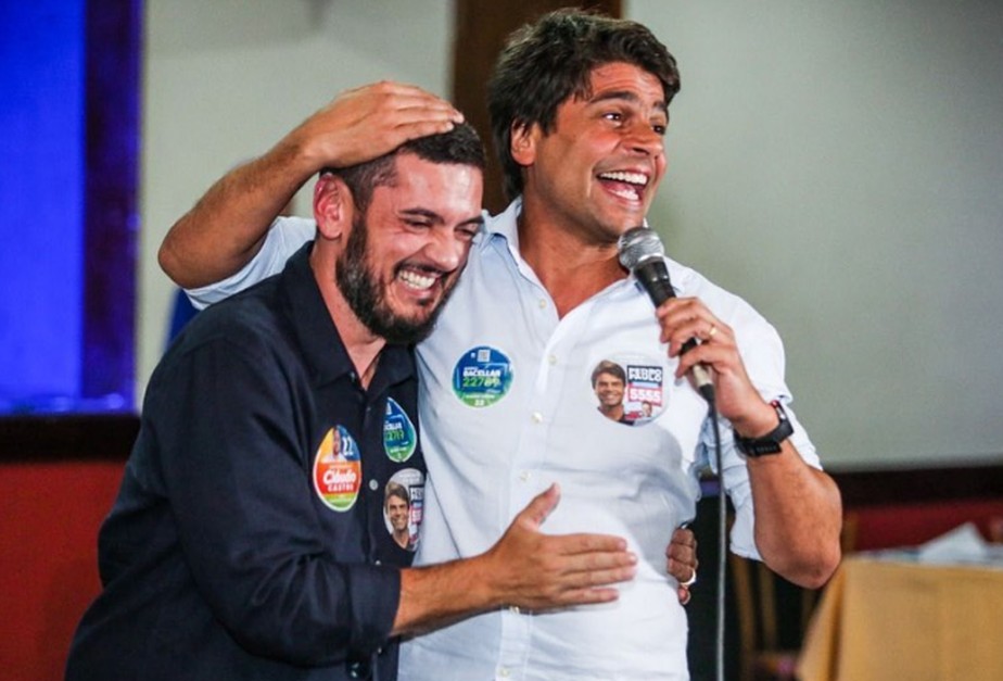 Aliado de Paes, Pedro Paulo faz campanha com candidato do PL de Castro