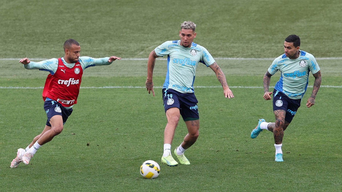 Treino do Palmeiras tem Tabata em recuperação e trabalhos técnicos e ...