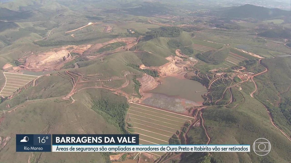 Famílias de Ouro Preto e Itabirito, vizinhas a barragens da Vale, são ...