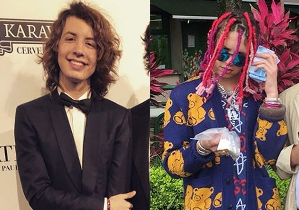 Lucas Jagger muda o visual e aposta em dreads coloridos para festa ...