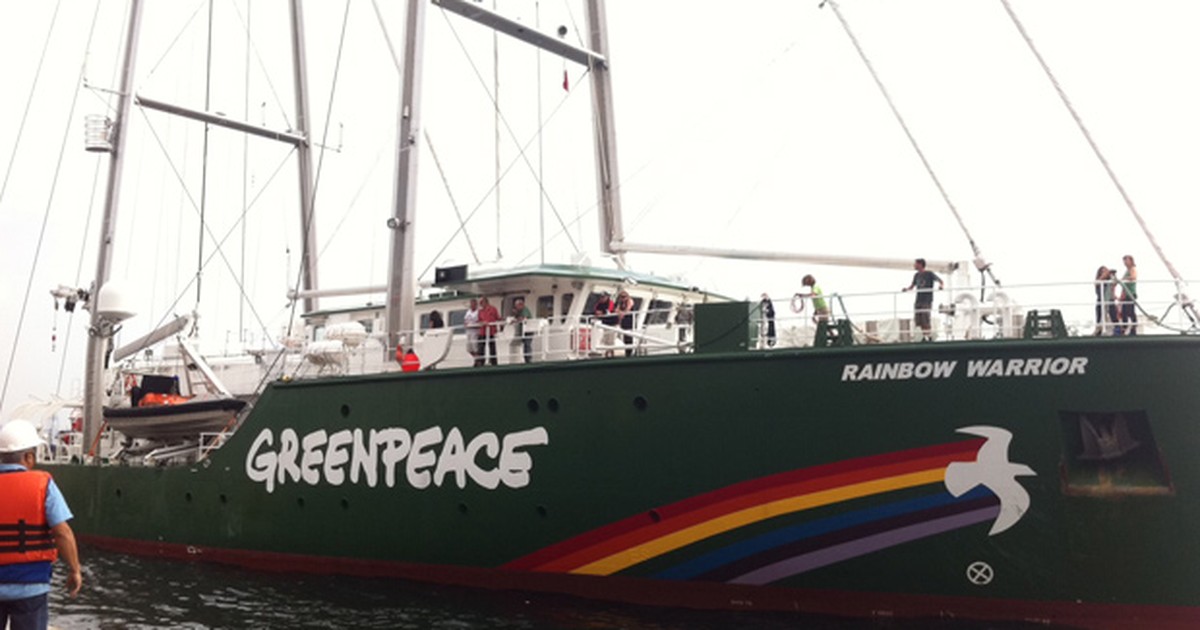G1 - Navio do Greenpeace chega para a Rio+20 - notícias em Rio+20