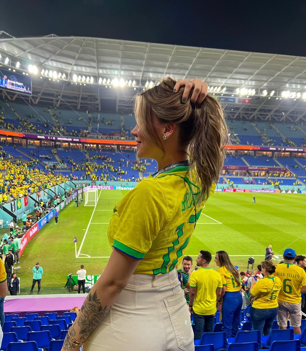 Ana Lídia, parceira de Bruno Guimarães, da Seleção, posta foto no ...