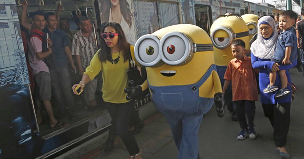 G1 - Minions passeiam em estação de trem em Jacarta, na Indonésia ...