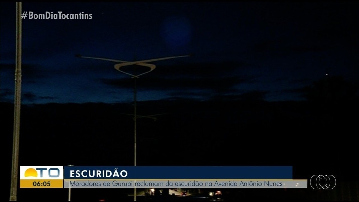Avenida de Gurupi fica no escuro após cabos serem furtados e moradores ...