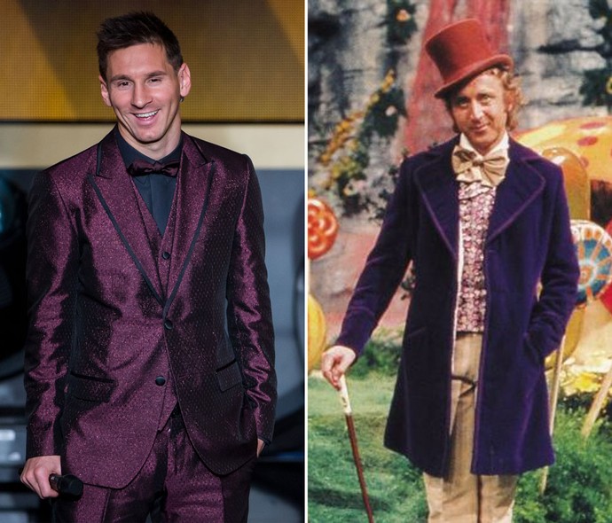 De cowboy a Willy Wonka: jornal não perdoa trajes de Messi em premiação