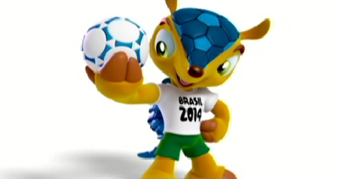 Jornal Nacional - Tatu-bola será o mascote da Copa do Mundo no Brasil