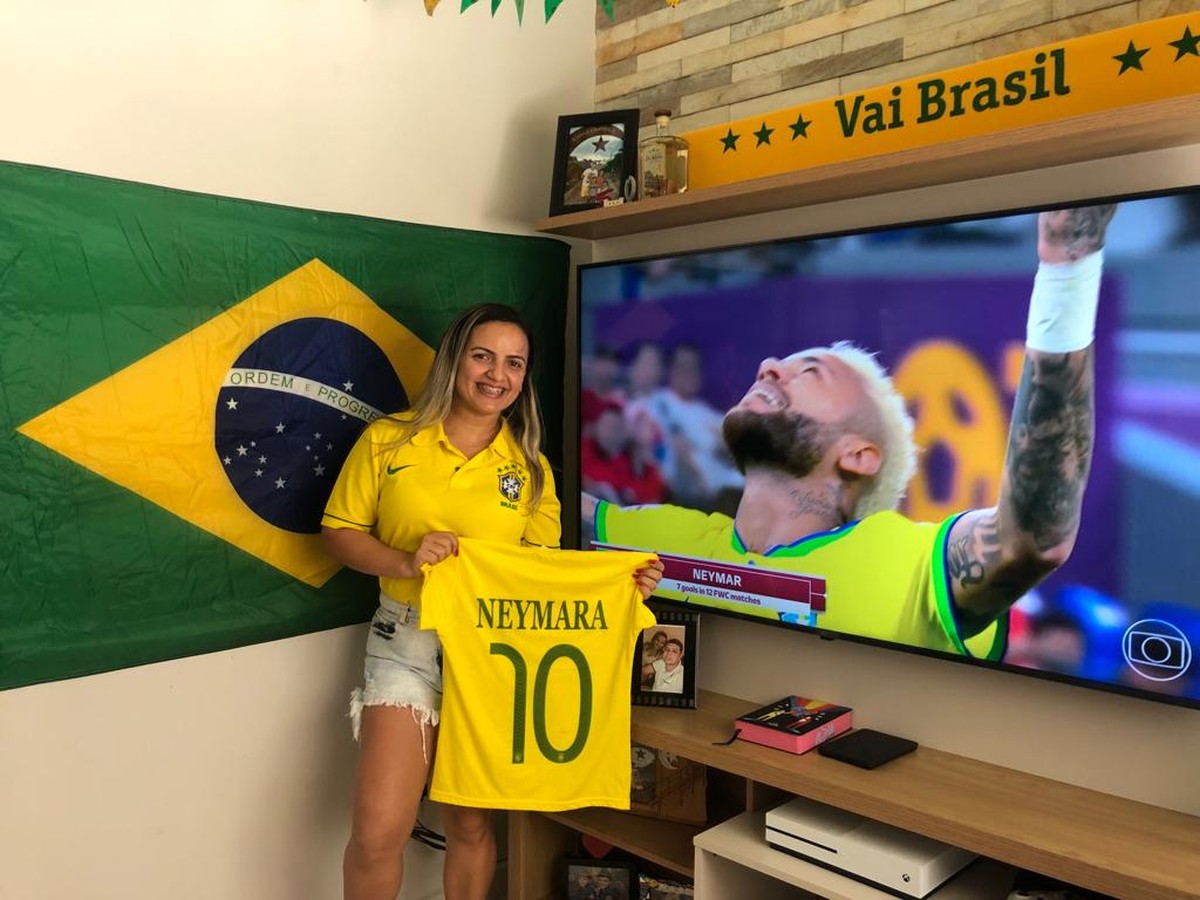 Xará de Neymar em RR, Neymara comemora gol do jogador contra a Coreia ...